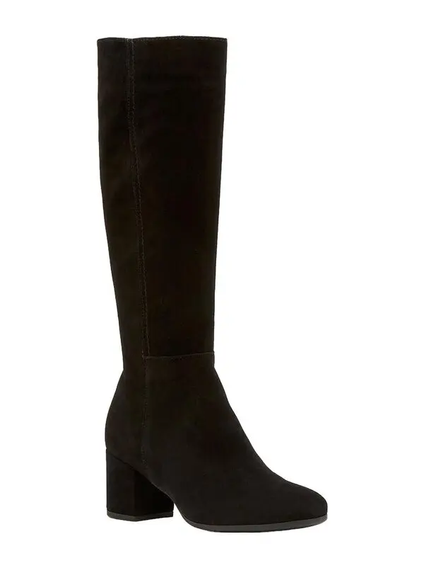 La Canadienne Jaxson City Dry™ Knee High Boots - Black Suede