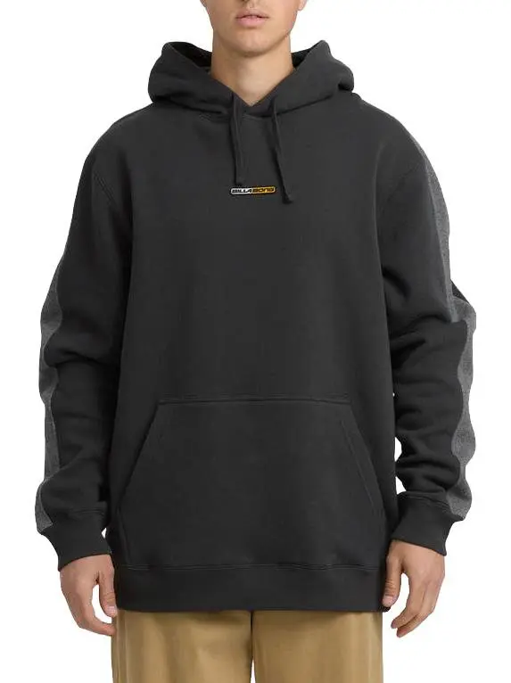 BILLABONG Iconic Cotton Blend Hoodie - Washed Black