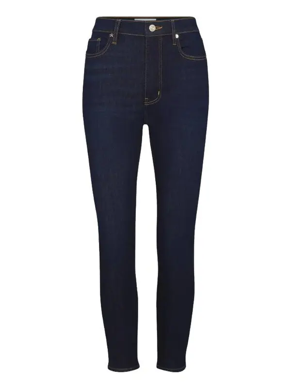 Ag Farrah Mid Rise Skinny Jeans - Blue Basin