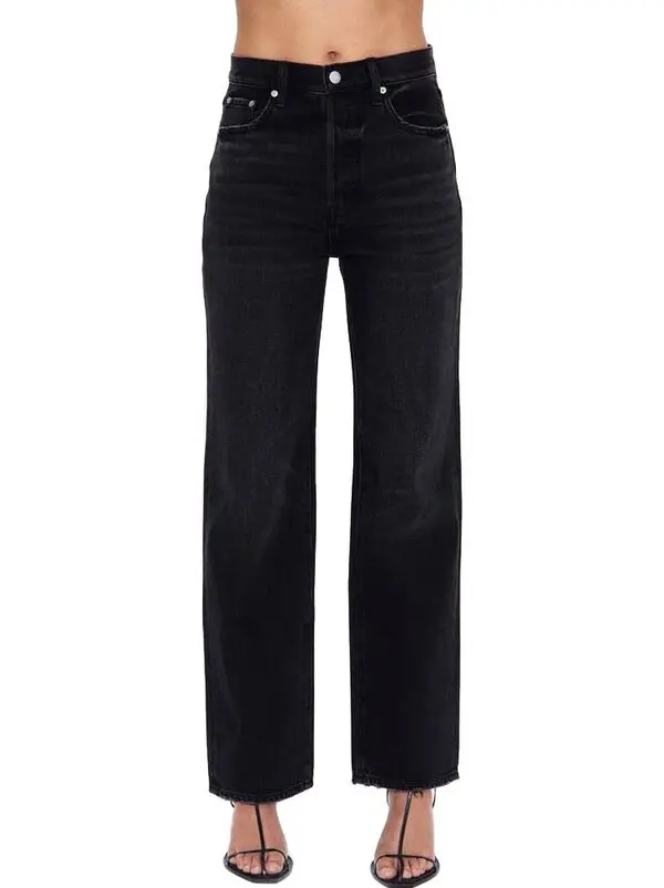 PISTOLA Cassie High-waist Straight-leg Cropped Jeans - Stormy
