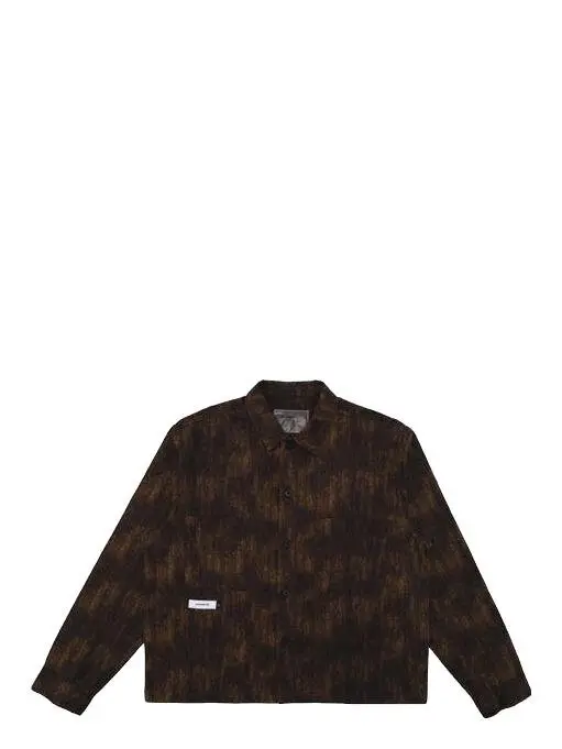 STUDENTS Kennedy Camo Twill Chore Jacket - Brown