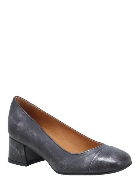 Miz Mooz Gilda Cap-toe Pumps - Gunmetal