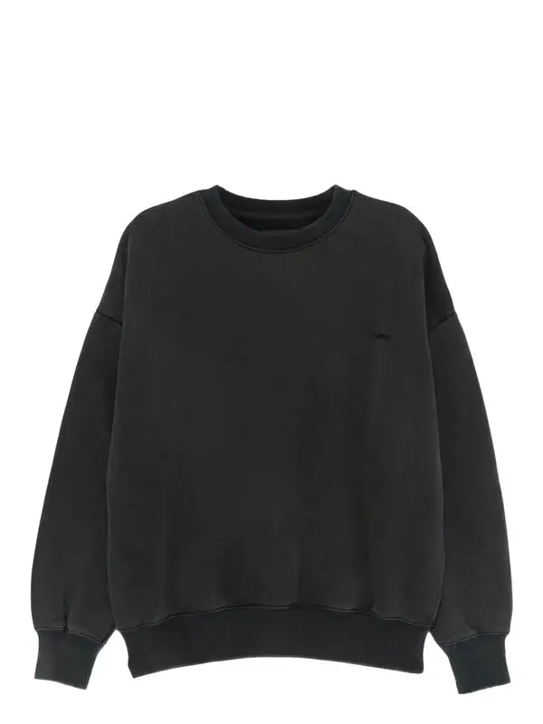 PURPLE BRAND Crew Neck Long Sleeve Sweater - Grey