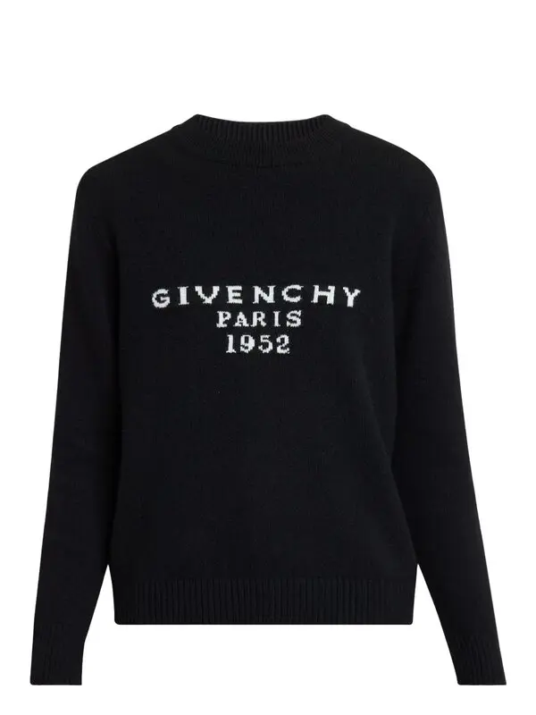 Givenchy Logo Wool-blend Sweater - Black