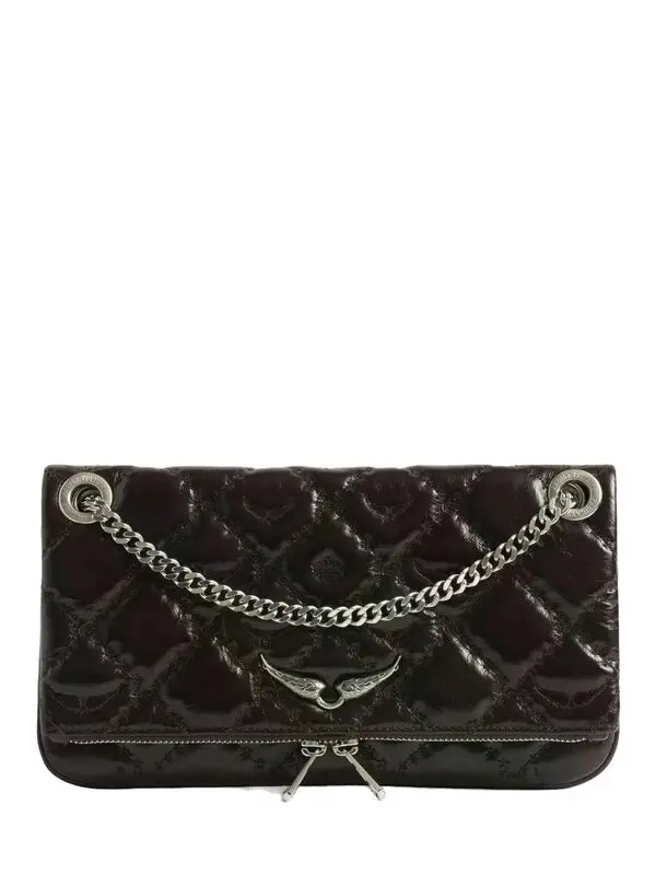 Zadig&Voltaire Quilted Satchel Bag - Brown