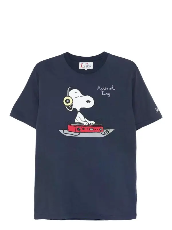 MC2 SAINT BARTH Snoopy-print T-shirt - Blue