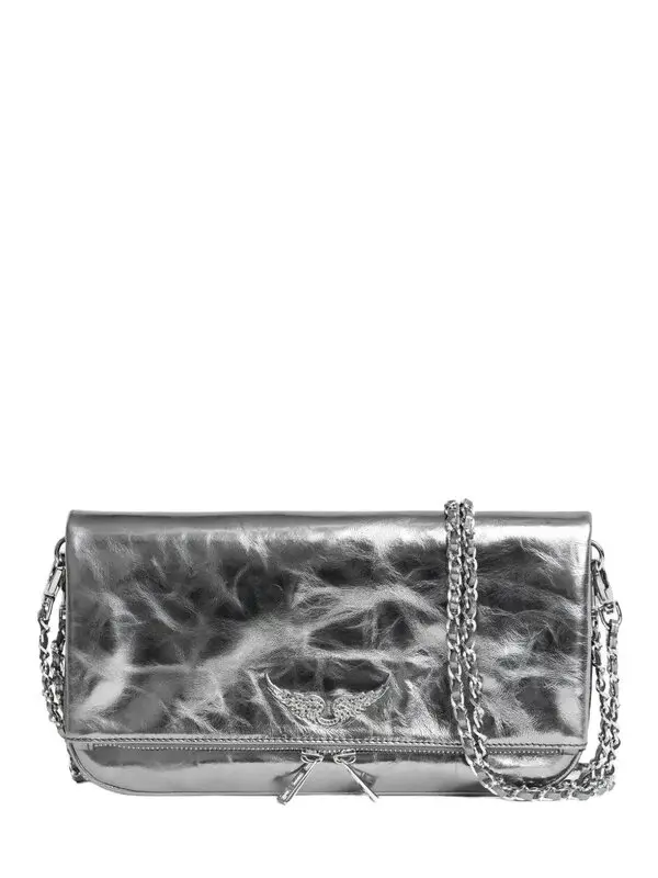Zadig&Voltaire Rock Vintage Clutch - Grey