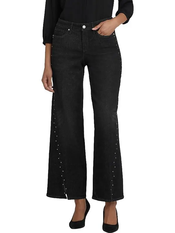NYDJ Teresa High-rise Wide-leg Jeans - French Night