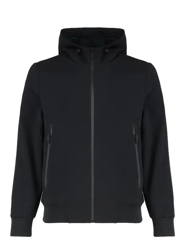 RRD Technical Fabric Hooded Jacket - Black
