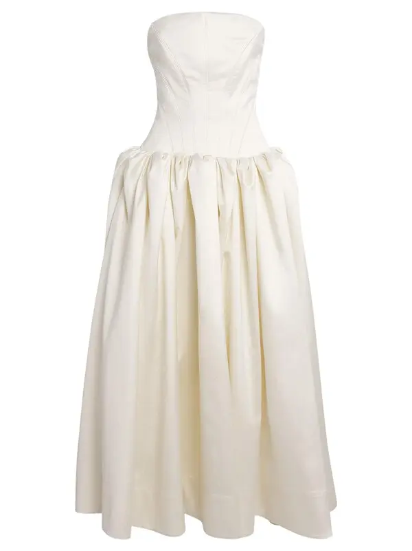Rachel Gilbert Silk-wool Kenny Gown - Ivory