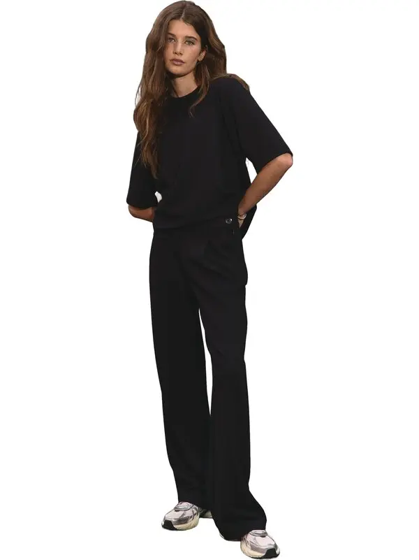 Vuori Maven Wideleg Pant - Black