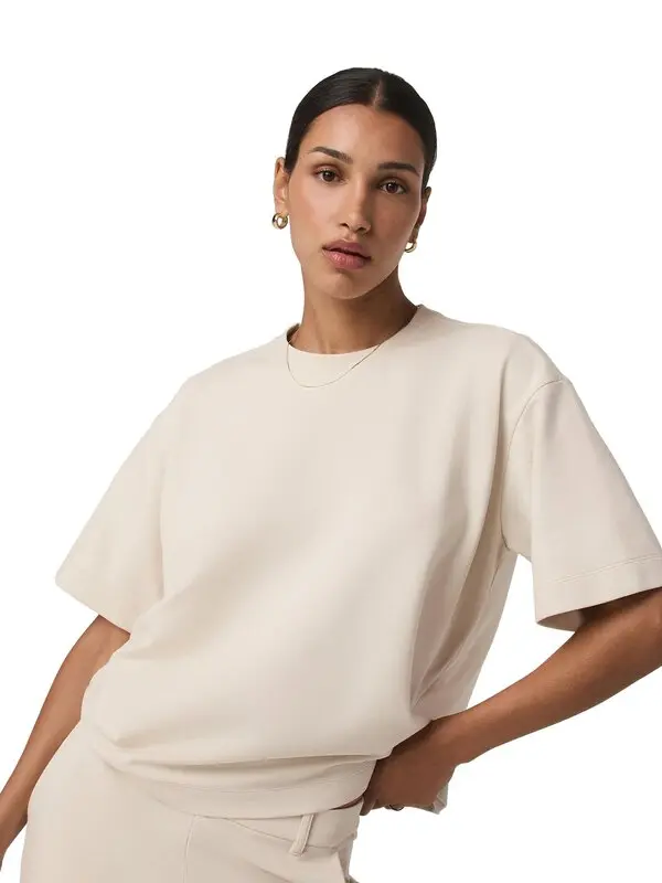 Vuori Short Sleeve Maven Oversized T-shirt - Bone