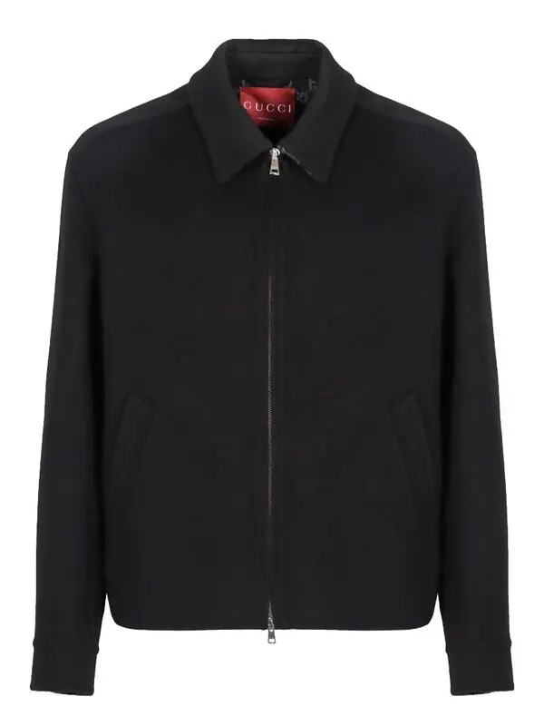 Gucci Double Wool Jacket - Black
