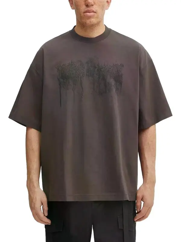 Vetements Round-neck Short-sleeve T-shirt - Brown