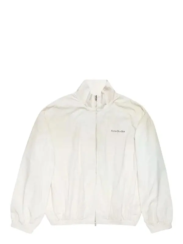 Acne Studios Logo Zipper Jacket - White