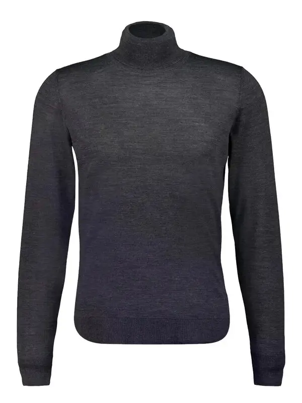 PIACENZA CASHMERE 1733 Turtleneck Stitch Sweater - Grey