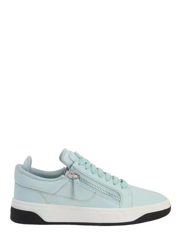 GIUSEPPE ZANOTTI Gz94 Leather Trainers - Blue