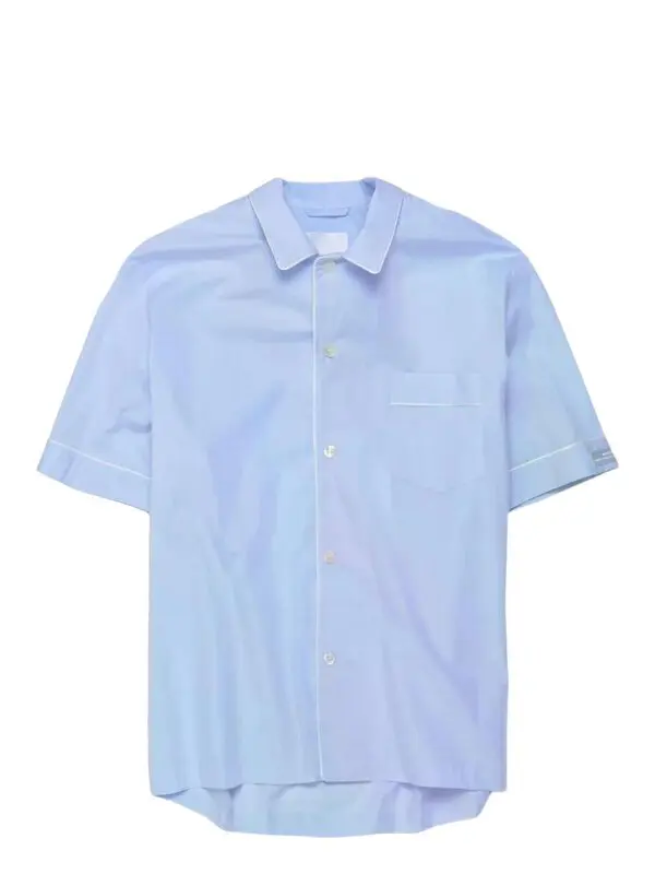 MAGNIBERG Cotton Pyjama Shirt - Blue