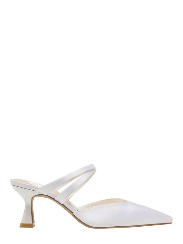 DOLCEVITA Linore Criss-cross Mule - True White Satin