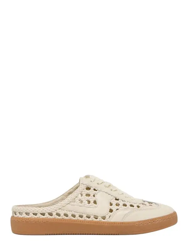 DOLCEVITA Notice Slide Woven Sneakers - Off White Woven Stella