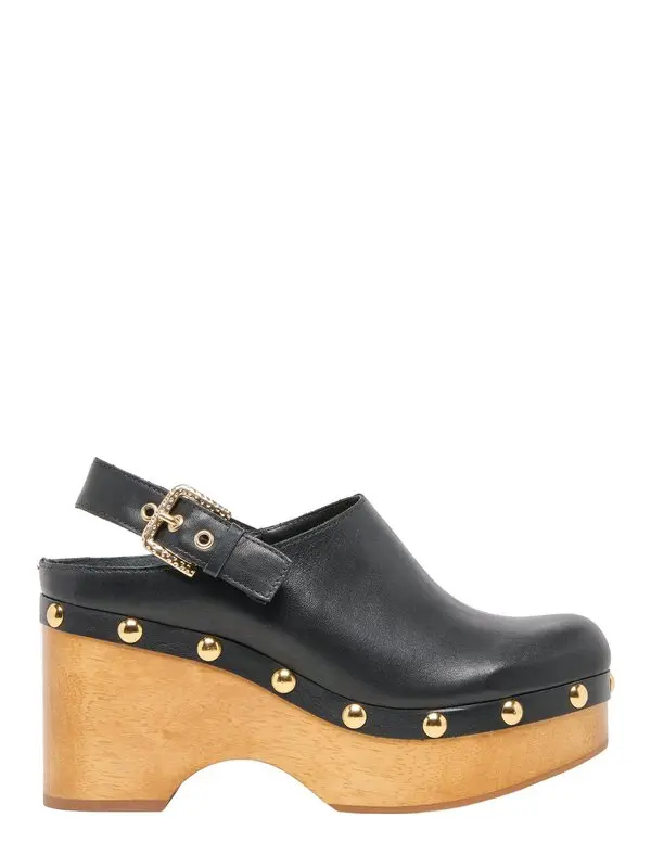 DOLCEVITA Adelan Clogs - Black Leather