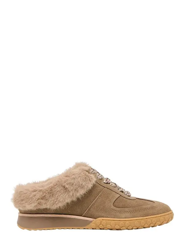 DOLCEVITA Izzey Plush Sneakers - Olive Suede