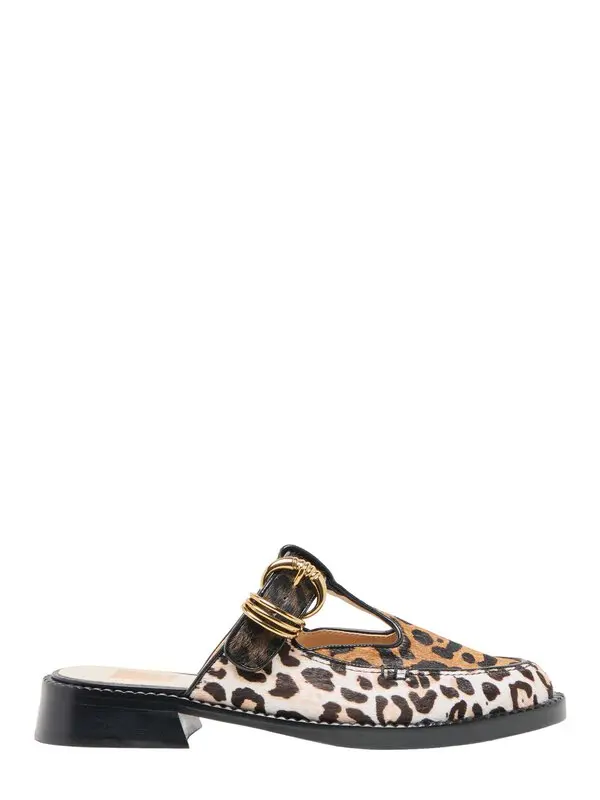 DOLCEVITA Harlah Leopard Print Flats - Leopard Multi Calf Hair
