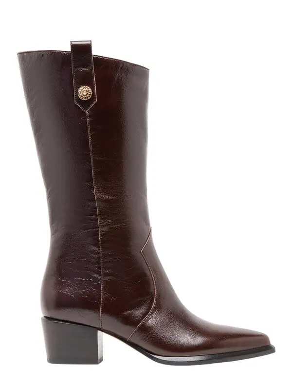 DOLCEVITA Vern Mid-calf Boots - Chocolate Leather