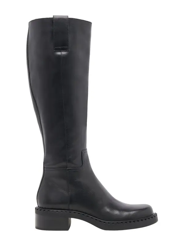 DOLCEVITA Glory H2o Wide Calf Boots - Black Leather