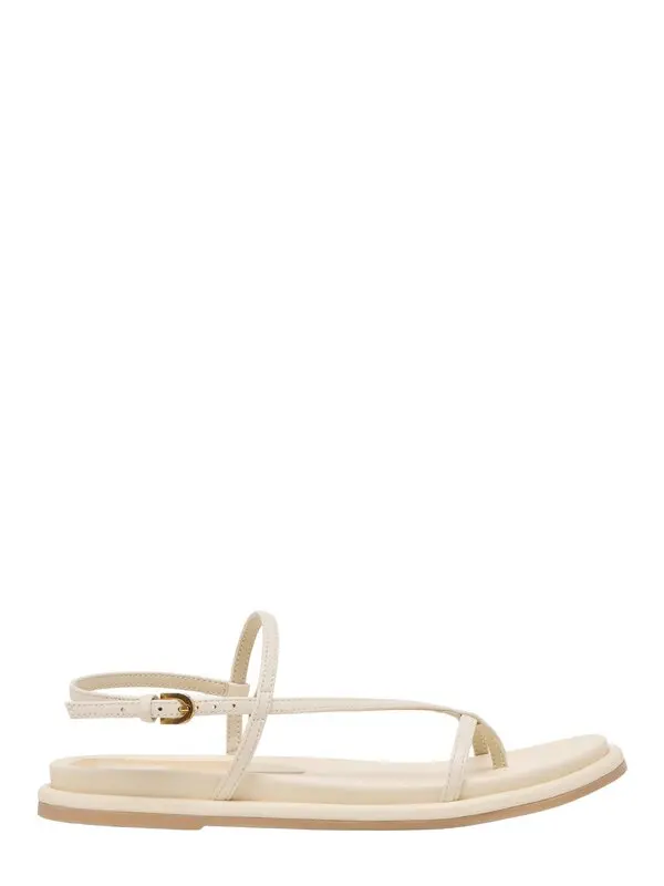 DOLCEVITA Dallen Strappy Sandals - Off White Leather