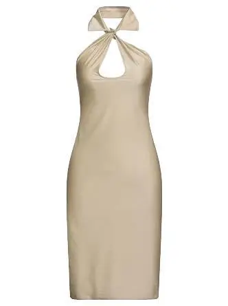 Coperni Midi Bodycon Dress - Beige