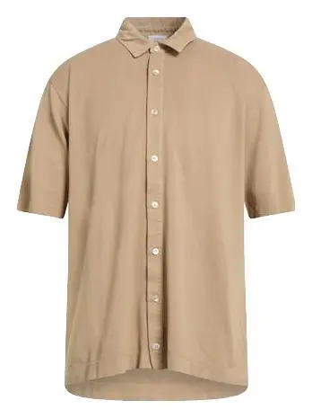 DANIELE FIESOLI Selezione Shirt Camel Size Cotton, Silk - Beige