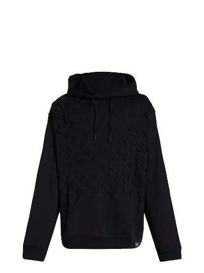 Versace Hooded Sweatshirt With Logo - Black