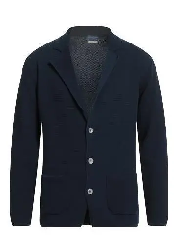 DANIELE FIESOLI Knitted Single-breasted Blazer - Blue