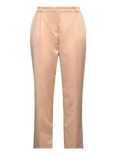Pinko Straight-leg Satin Pants - Beige