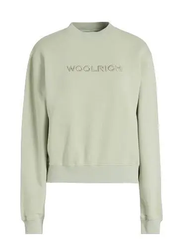 Woolrich Cotton-blend Logo Sweatshirt - Sage Green