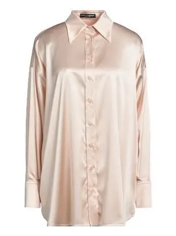 Dolce & Gabbana Blush Silk Button-down Shirt - Pink
