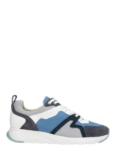 JACOB COHЁN Sneakers In Textile Fibers And Leather - Blue