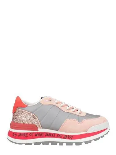 LIU •JO Leather And Rubber Sneakers - Red
