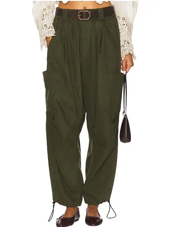 Sea Sullivan Sportswear Belted Cargo Pant - Ivy