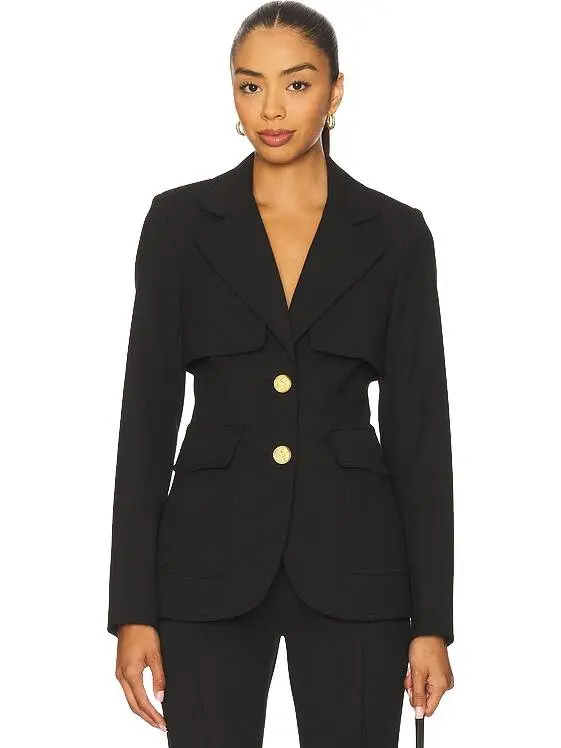 Smythe Storm Flap Blazer - Deep Black