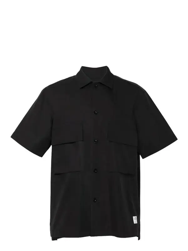 Sacai Pocket Short-sleeve Shirt - Black