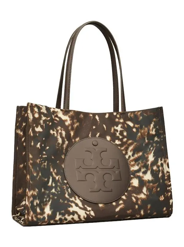 Tory Burch Ella Printed Small Tote - Fall Fawn