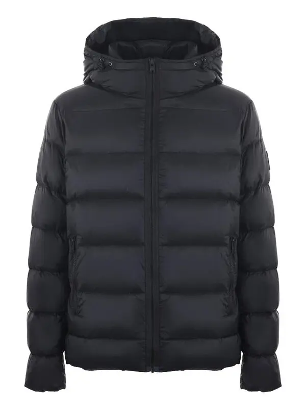 FAY Quilted Nylon Down Jacket - Black