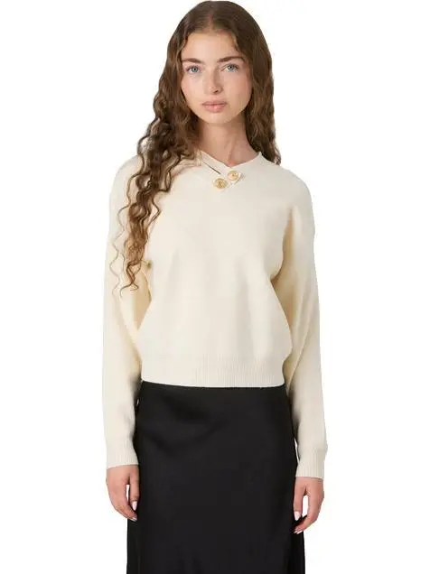 BY TESS COLLECTION Marlow Sweater - Cream