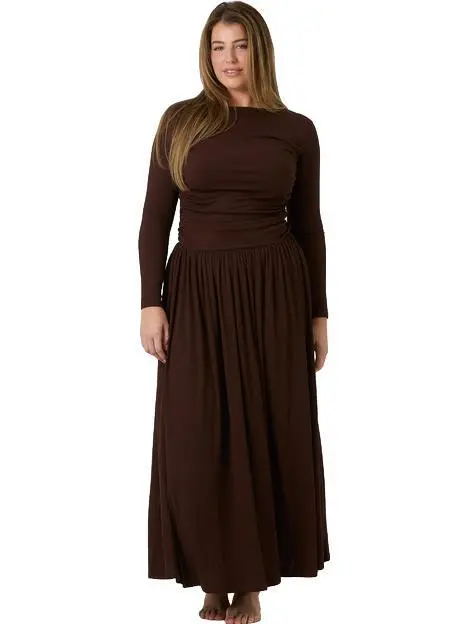 BY TESS COLLECTION Isa Dress - Brown