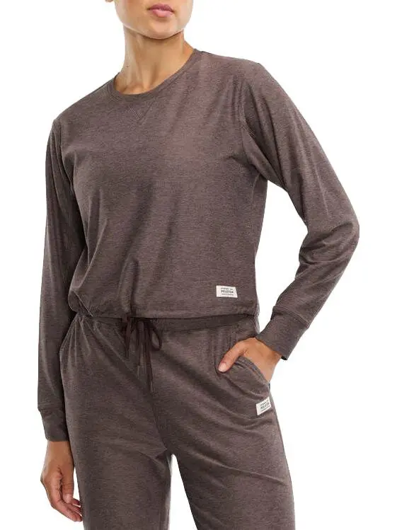 PELOTON Crewneck Pullover - Cocoa