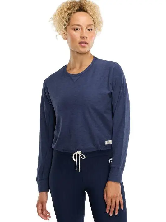 PELOTON Crewneck Pullover - Navy Blue