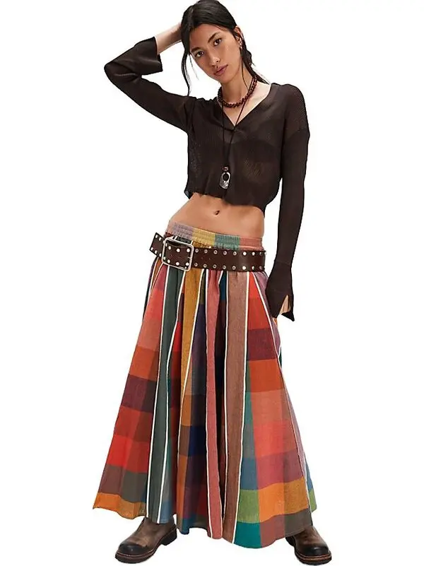 Rujuta Sheth Kate Maxi Skirt - Confetti Check