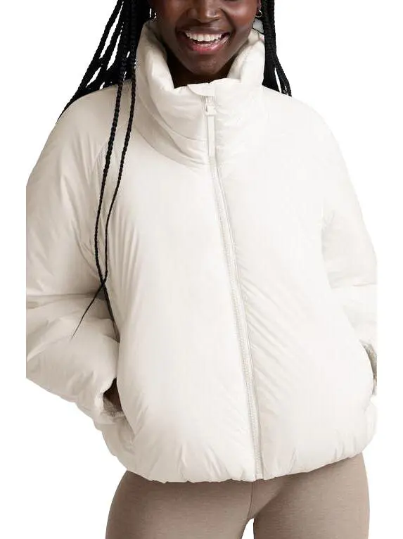 Beyond Yoga Water Repellent Puffer Jacket - Glacier